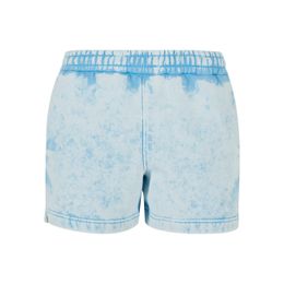 Sweatshorts Urban Classics "Urban Classics Damen Ladies Towel Washed Sweat Shorts", Damen, Gr. XXL, US-Gr&ouml;&szlig;en, balticblau, 70% Baumwolle, 30% Polyester, unifarben, loose fit, Hosen Sweatshorts