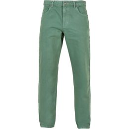 Bequeme Jeans Urban Classics "Urban Classics Herren Colored Loose Fit Jeans", Herren, Gr. 38, Normalgr&ouml;&szlig;en, leaf, 100% Baumwolle, unifarben, Jeans