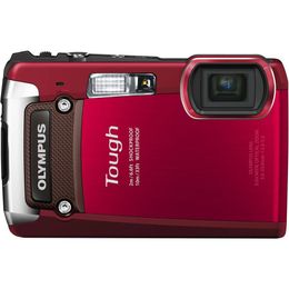 Sofortbildkamera TG 820 - Rot + Olympus Olympus Lens 5x Wide Optical Zoom 5,0-25,0mm f/3,9-5,9 f/3,9-5,9