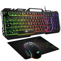 Spirit Of Gamers Tastatur AZERTY Franz&ouml;sisch mit Hintergrundbeleuchtung PRO-MKH5