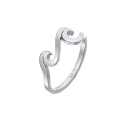 Elli Ring 'Wellen' female Silver size 58