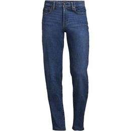 LANDS' END Stretch-Jeans mit Komfortbund, Classic Fit, Herren,  Blau, Baumwoll-Mischung, by Lands' End