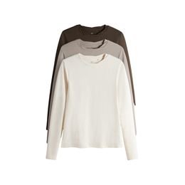 The Set Shirt female Beige, Brown size M