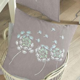 Stick-Ensemble - Pusteblumen, Kissen Pusteblumen