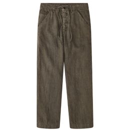Hannes Roether Herren-Leinenhose XL Oliv