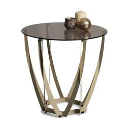 M2 Beaut&eacute; M2 Kollektion Couchtisch Maya 1 Bronze/Kaschmir ca. 50 cm