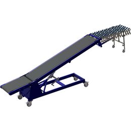 Be- und Entladef&ouml;rder, Tragf&auml;higkeit 30 kg/m, Bahnl&auml;nge 4200 - 6200 mm, B 700 mm kaiserkraft