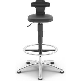 bimos Stehsitz, f&uuml;r Labor, H&ouml;henverstellbereich 510 - 780 mm, mit Fu&szlig;ring