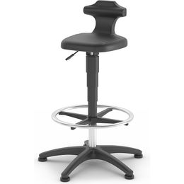 bimos Stehsitz, f&uuml;r Industrie und Dienstleistung, H&ouml;henverstellbereich 510 - 780 mm, mit Fu&szlig;ring