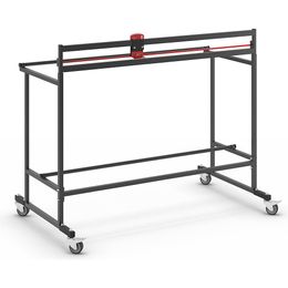 ratioform Abrollst&auml;nder mit Lenkrollen und Schneidevorrichtung, f&uuml;r Rollenbreite 1250 mm, H 1160 mm