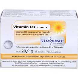 Vitamin D3 10.000 I.E. Kapseln 50 St