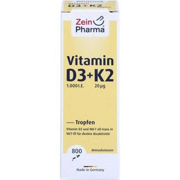Vitamin D3+K2 MK-7 Tropfen z.Einnehmen hochdosiert 25 ml
