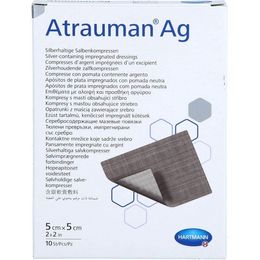 Atrauman Ag 5x5 cm steril Kompressen 10 St