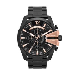Diesel Analog Watch 'Mega Chief' male Black size One Size