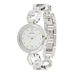 Guess Uhr 'Empower' Damen Gr&ouml;&szlig;e One Size silber / wei&szlig;