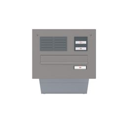 Renz Mauerdurchwurf Briefkasten mit Sprechsieb T: 26,5 - 41 cm