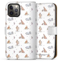 DeinDesign iPhone 12 Pro Max Handy Klapph&uuml;lle Handyh&uuml;lle aus Kunst Leder wei&szlig; Flip Case Disney Winnie The Pooh Official Licensed Product Sideflip mit Lasche