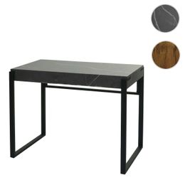 Mendler Schreibtisch HWC-L53, B&uuml;rotisch Computertisch Arbeitstisch, Metall 100x54cm ~ Variantenangebot 99708