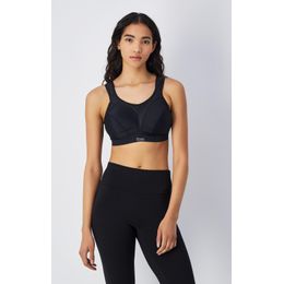 Sport-BH Shock Absorber "Sa Bra SN109 SA D+MAX BRA", Damen, Gr. 80, Cup F, schwarz, Obermaterial: 100% Baumwolle, BHs Sport-BH, f&uuml;r Fitnessaktivit&auml;ten, sportlicher Stil, mit Mesh-Eins&auml;tzen