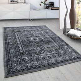Teppich Ayyildiz Teppiche "Marrakesh 207", grau, B:200cm H:12mm L:290cm, Kunstfaser, Teppiche, Teppich, Kurzflor, Orient-Optik, Webteppich, Wohnzimmer