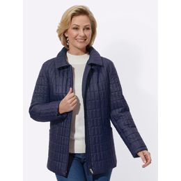 Steppjacke Classic Basics, Damen, Gr. 50, blau (marine), 100% Polyester, Wattierung:100% Polyester, unifarben, Jacken Steppjacke