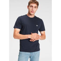 T-Shirt Lee "PATCH LOGO TEE", Herren, Gr. M, blau (navy), Single Jersey, Obermaterial: 100% Baumwolle, normal, Rundhals, Shirts T-Shirt
