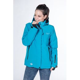 Winterjacke DEPROC Active "MONTREAL WOMEN", Damen, Gr. 40/42 (M), t&uuml;rkis, 96% Polyester; 4% Elasthan, Windstopperb&uuml;ndchen mit Daumenl&ouml;chern,mit Schneefang,mit verstellbarem Klettverschluss, Jacken Winterjacke, auch in Gro&szlig;en Gr&ouml;&szlig;en erh&auml;ltlich
