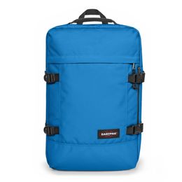 Weichgep&auml;ck-Trolley Eastpak "TRAVELPACK Tarp Dust Blue", Damen, Gr. B/H/T: 33cm x 51cm x 23cm 42 l, azur, Polyester, unifarben, Koffer Weichgep&auml;ck-Trolley, Unisex Reisegep&auml;ck, Duffle-Tasche, Freizeitrucksack mit Tragegriffen