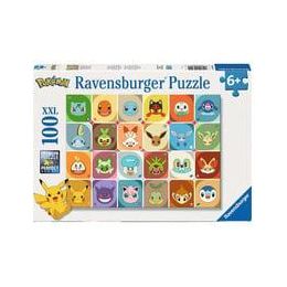 Ravensburger Kinderpuzzle Pok&eacute;mon Gesichter 100 Teile