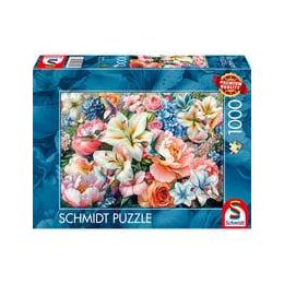 Schmidt Spiele Blumen in Pastell, Puzzle 1000 Teile