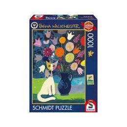 Schmidt Spiele Rosina Wachtmeister: Wei&szlig;e Katze, Puzzle 1000 Teile