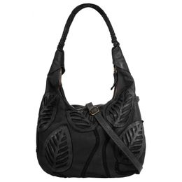Shopper Samantha Look, Damen, Gr. B/H/T: 41cm x 31cm x 4cm onesize, schwarz, Leder, unifarben, Taschen Shopper, echt Leder, Made in Italy