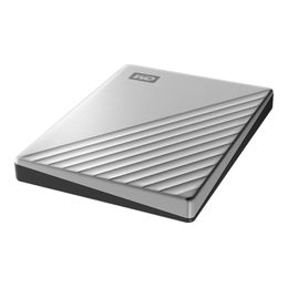 Western Digital WD My Passport Ultra mobile Festplatte 2 TB silber