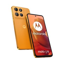 Motorola Moto G15 - 4G Smartphone 4GB/128GB (6.72"), Sunrise Orange