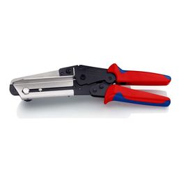 Knipex 95 02 21 Schere f&uuml;r Kunststoffe auch f&uuml;r Kabelkan&auml;le mit Mehrkomponenten-H&uuml;llen br&uuml;niert 275 mm)