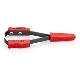 Knipex 15 11 120 Lackabzieh-Pinzette mit Kunststoff-H&uuml;llen 120 mm)