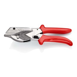 Knipex 94 35 215 Gehrungsschere f&uuml;r Kunststoff- und Gummiprofile mit Anschlagwinkel verchromt L215mm)
