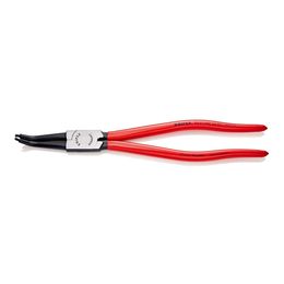 Knipex 44 31 J42 Sicherungsringzange f&uuml;r Innenringe in Bohrungen 45&deg; gewinkelt mit Kunststoff &uuml;berzogen schwarz atramentiert 310 mm)