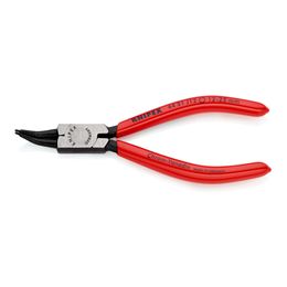 Knipex 44 31 J12 Sicherungsringzange f&uuml;r Innenringe in Bohrungen 45&deg; gewinkelt mit Kunststoff &uuml;berzogen schwarz atramentiert 140 mm)