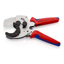 Knipex 90 25 40 Rohrschneider aus verzinktem Stahl f&uuml;r Verbund- und Kunststoffrohre (210 mm L&auml;nge, &Oslash; 26 - 40 mm) mit Ratschenprinzip f&uuml;r einfaches Schneiden)