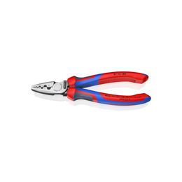 Knipex 97 72 180 Crimpzange f&uuml;r Aderendh&uuml;lsen mit Comfort-Griffen 180 mm)