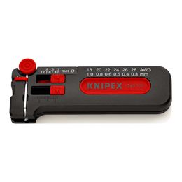 Knipex 12 80 100 SB Mini-Abisolierwerkzeug 100 mm)