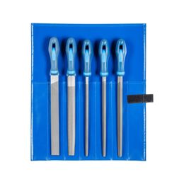 Pferd TOOLS Werkstattfeilen-Set WR 5-tlg. in Rolltasche 250mm Hieb 1 f&uuml;r grobe Zerspanung, Schruppen (11800541)