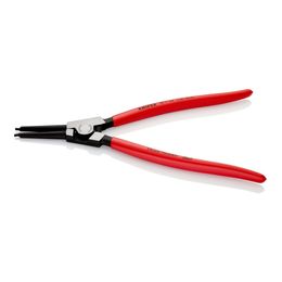 Knipex 46 11 A4 Sicherungsringzange f&uuml;r Au&szlig;enringe auf Wellen mit Kunststoff &uuml;berzogen schwarz atramentiert 320 mm)