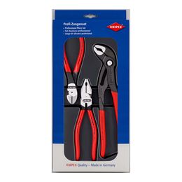 Knipex 00 20 10 Kraft-Paket 1x 02 01 180, 1x 87 01 250, 1x 74 01 160 )