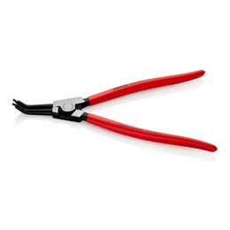Knipex 46 31 A42 Sicherungsringzange f&uuml;r Au&szlig;enringe auf Wellen 45&deg; gewinkelt mit Kunststoff &uuml;berzogen schwarz atramentiert 310 mm)