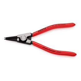Knipex 46 11 A1 Sicherungsringzange f&uuml;r Au&szlig;enringe auf Wellen mit Kunststoff &uuml;berzogen schwarz atramentiert 140 mm)