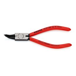 Knipex 44 31 J02 Sicherungsringzange f&uuml;r Innenringe in Bohrungen 45&deg; gewinkelt mit Kunststoff &uuml;berzogen schwarz atramentiert 140 mm)