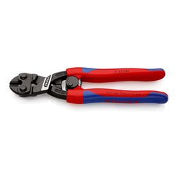 Knipex 71 32 200 CoBolt&reg; Kompakt-Bolzenschneider mit schlanken Mehrkomponenten-H&uuml;llen schwarz atramentiert 200 mm)