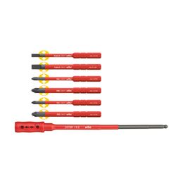 wiha Bit Set slimBit electric gemischt mit slimBit Halter 7-tlg. (36079)